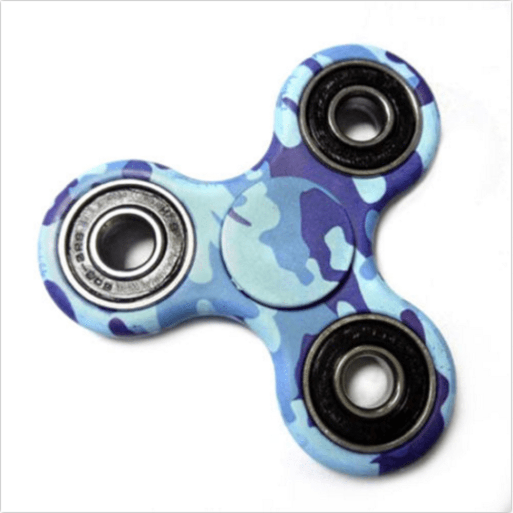 Camo Design Tri Fidget Spinner Ceramic Desk Hand Toy EDC Kids Gift 5x ...