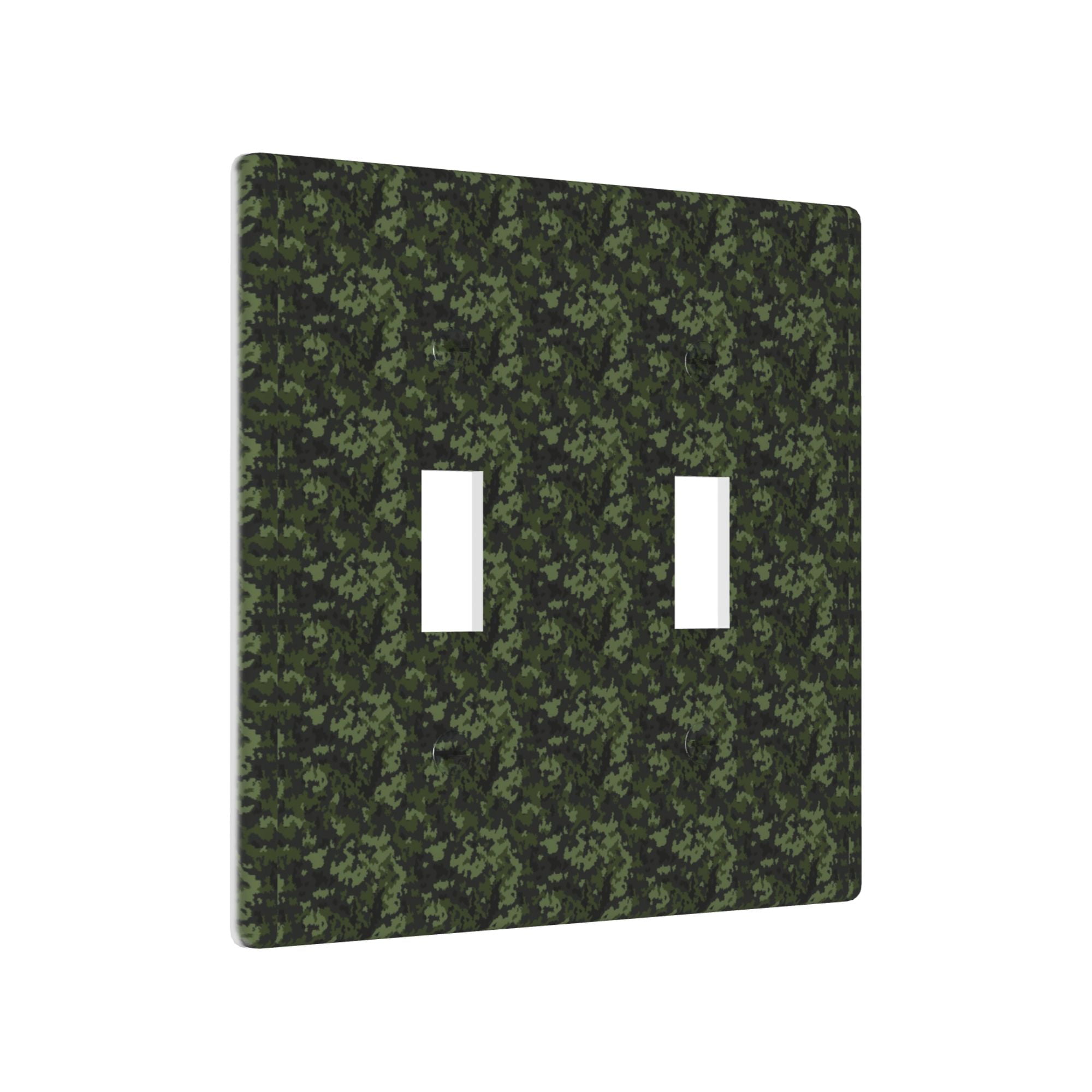 Camo Double Toggle Light Switch Plate Decorative Wall Plate Cover ...