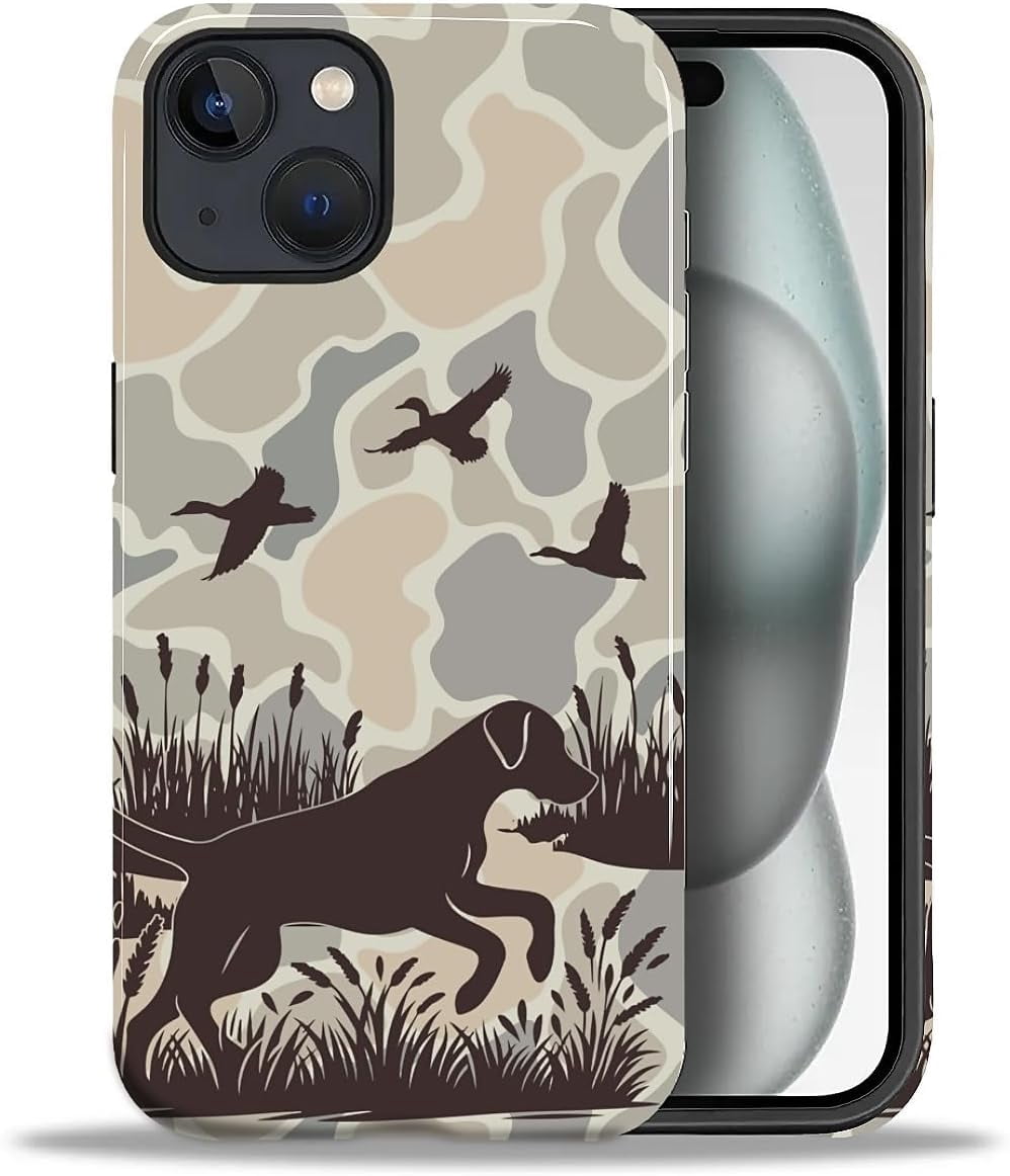 Camo Duck Hunting Dog Phone Case - Outdoor Sporting Art Case - Walmart.com