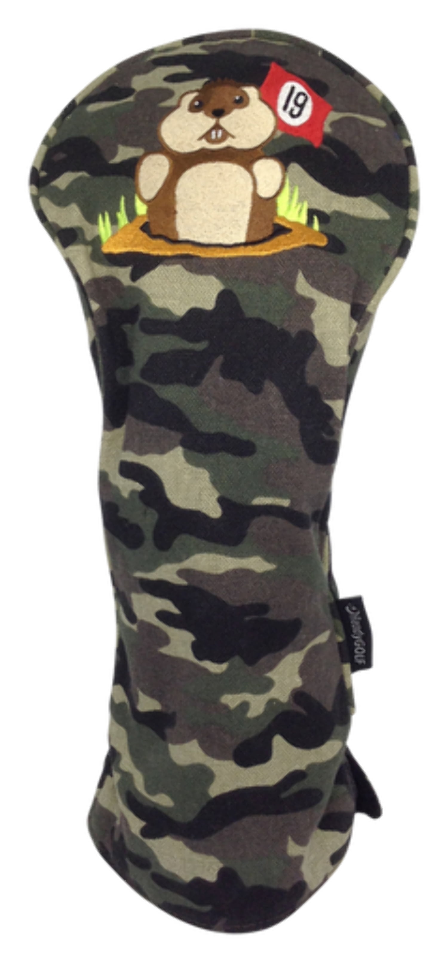 Camo Embroidered Driver Headcover by ReadyGOLF - 19th Hole Dancing Gopher - Walmart.com
