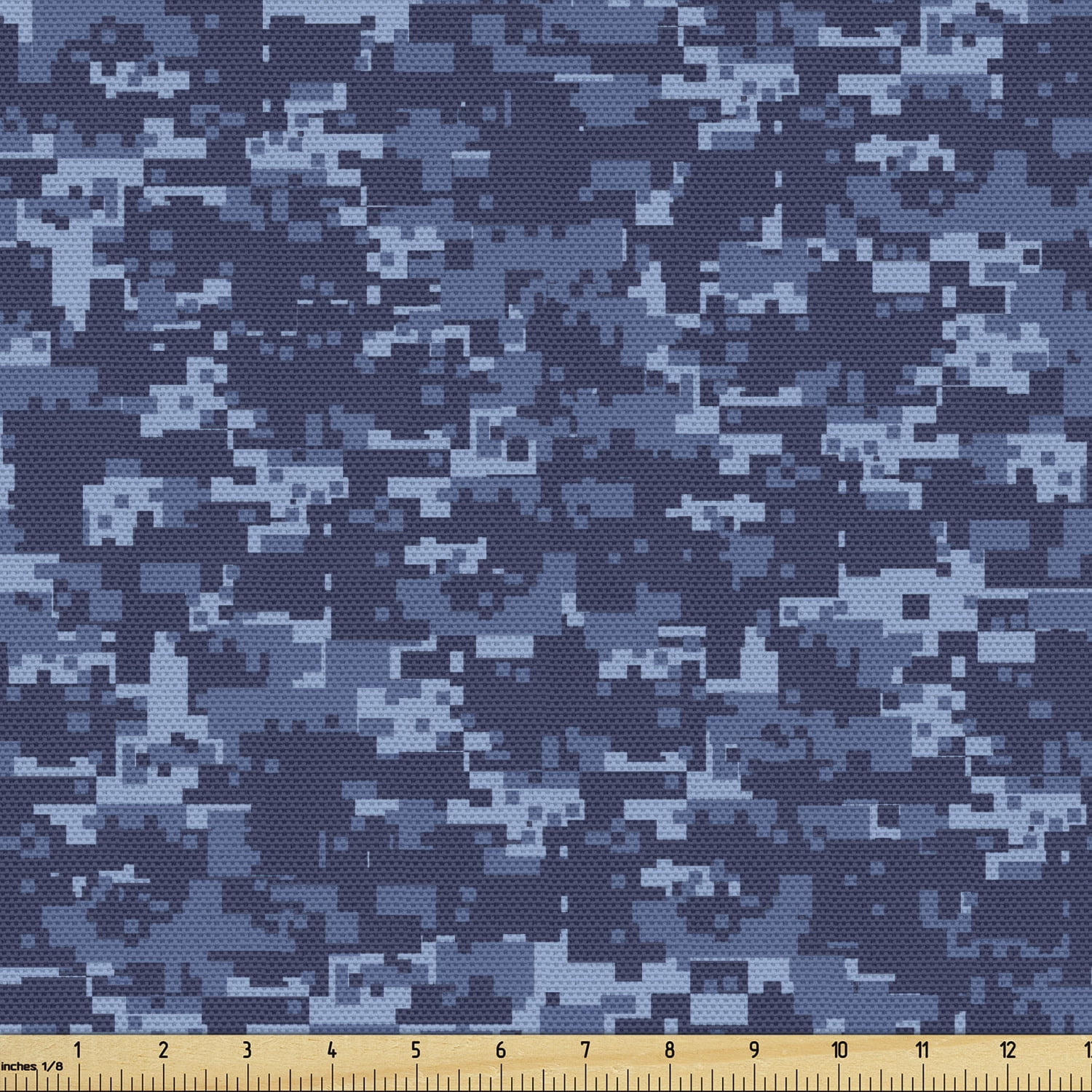 Ambesonne Camo Fabric by the Yard Upholstery, Grunge Camouflage Style ...