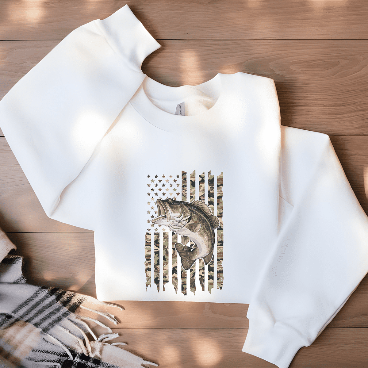 Camo Flag & Fish - Walmart.com