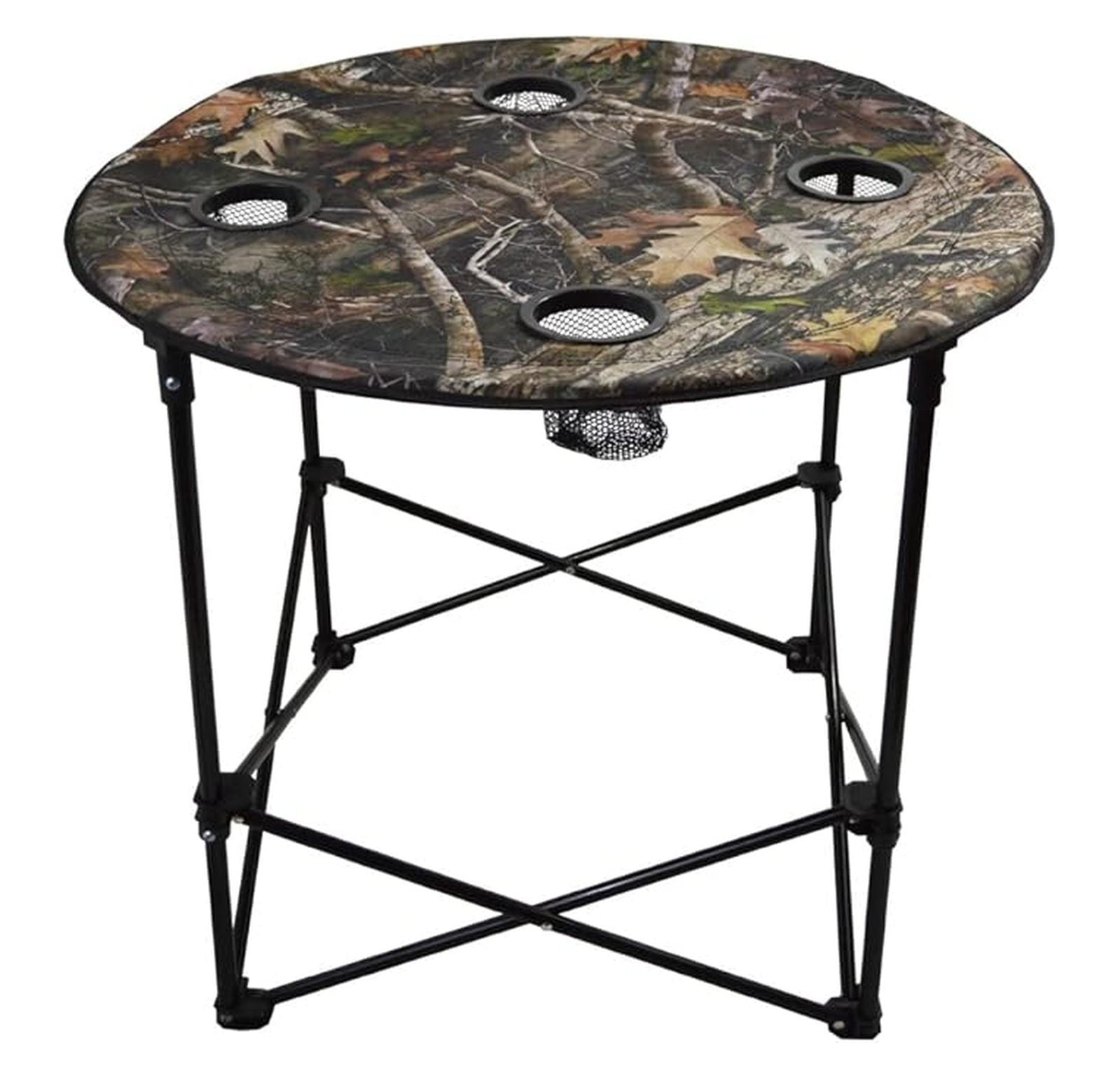 Camo Folding Table Kanati - Lightweight Portable Table with Cup Holders ...