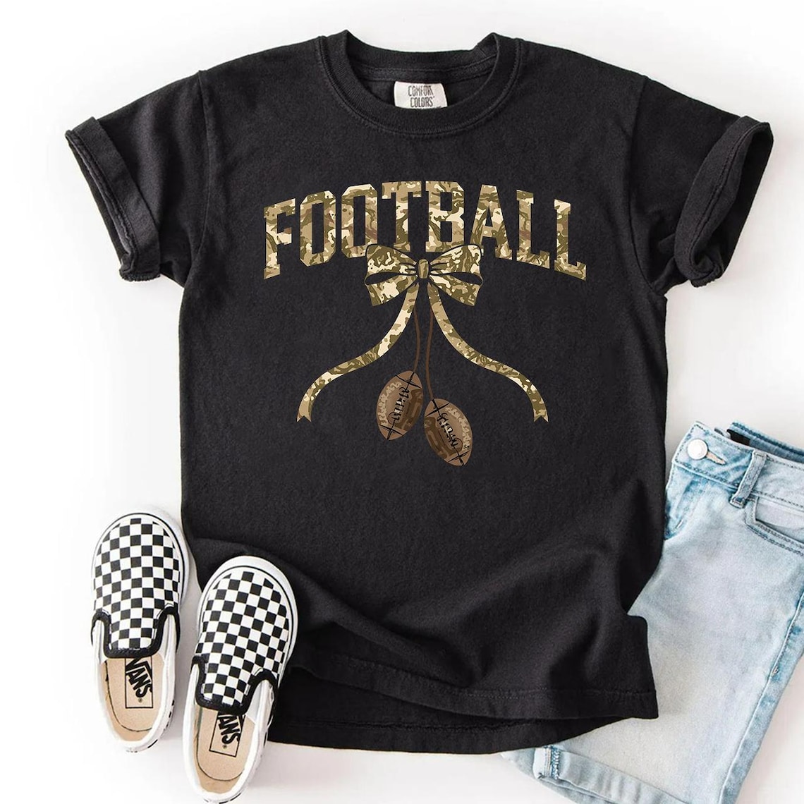 Camo Football Shirt, Grunge Game Day, Fall Football, Hunting Football ...