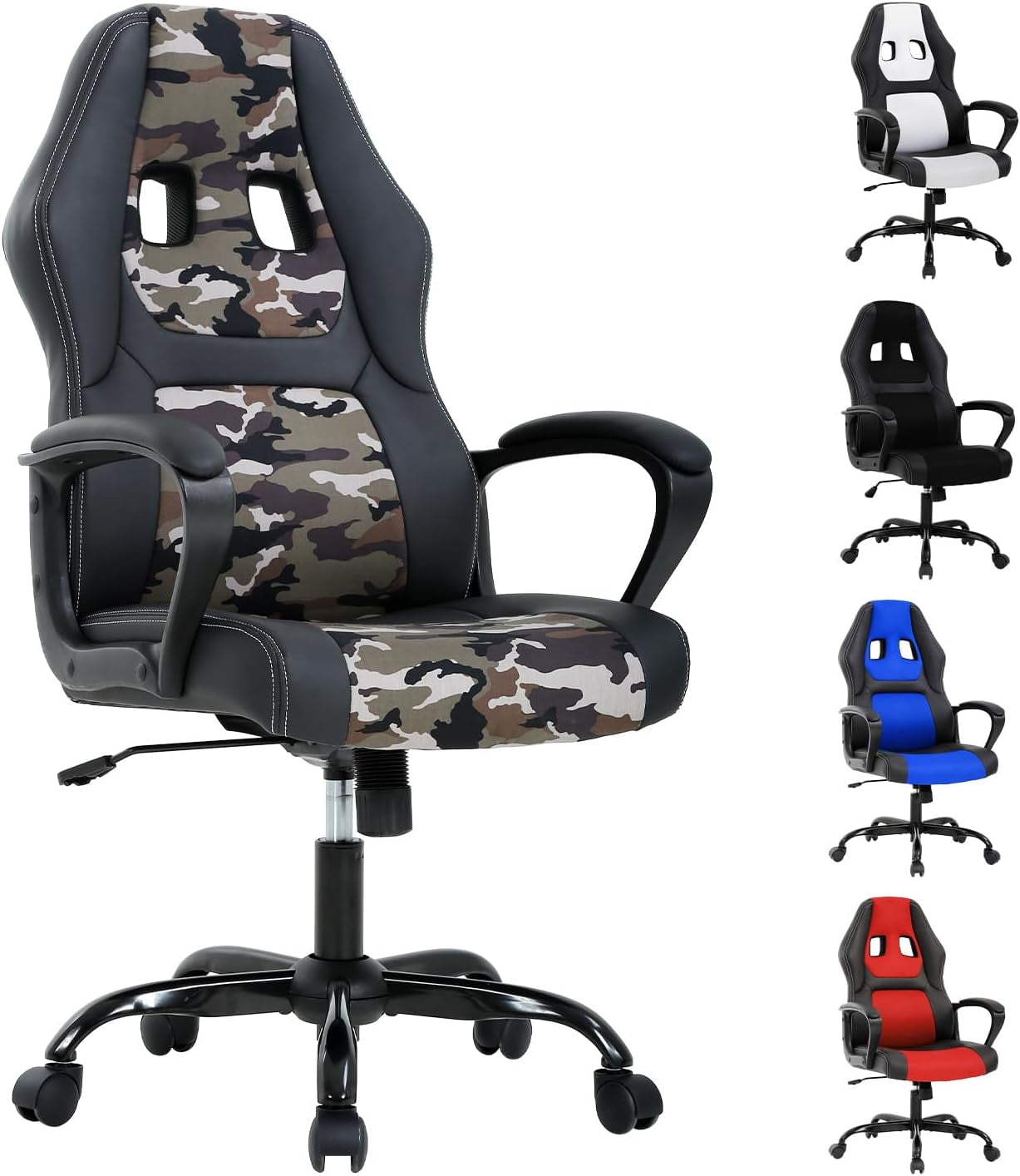 Camo Gaming Chair for , Ergonomic Office Chair Computer Chair with ...