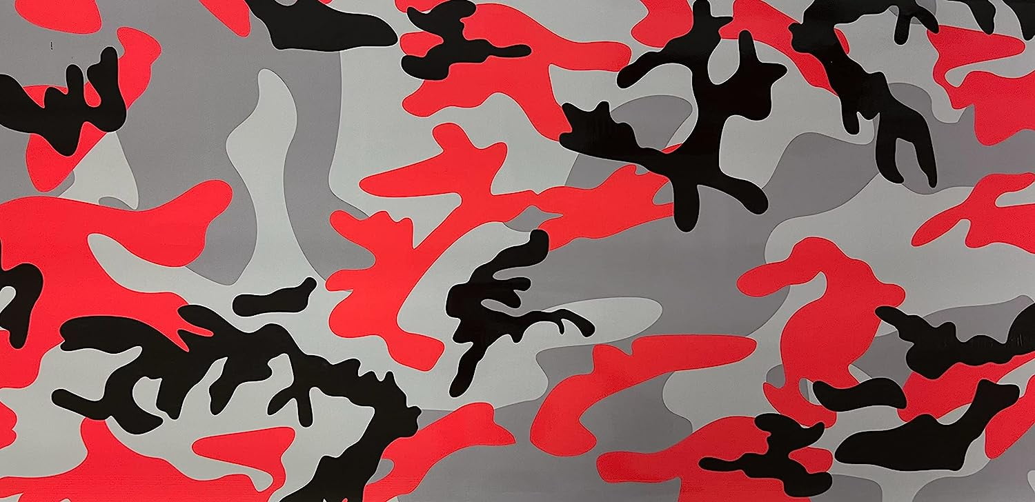 Camo Gloss Camouflage Car Vinyl Film Wrap Decal Sticker Waterproof Air ...