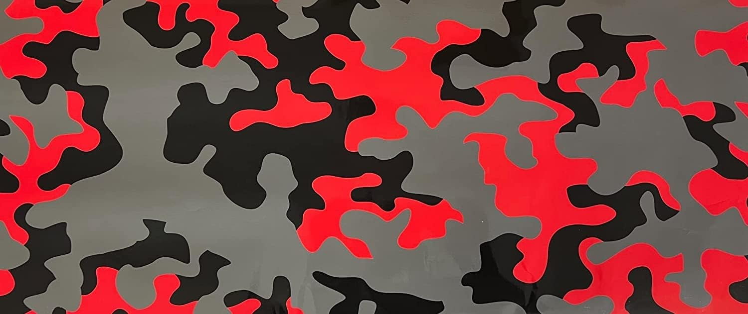 Camo Gloss Camouflage Car Vinyl Film Wrap Decal Sticker Waterproof Air ...