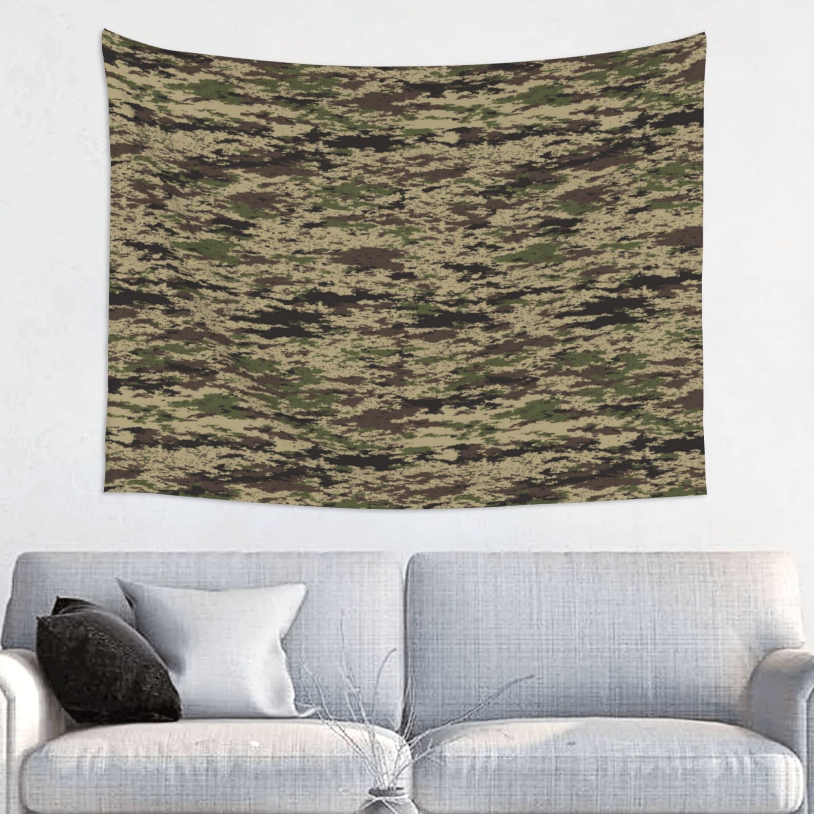 Camo Green Tapestry, Wall Tapestry Tapestry Wall Hanging, Tapestry ...