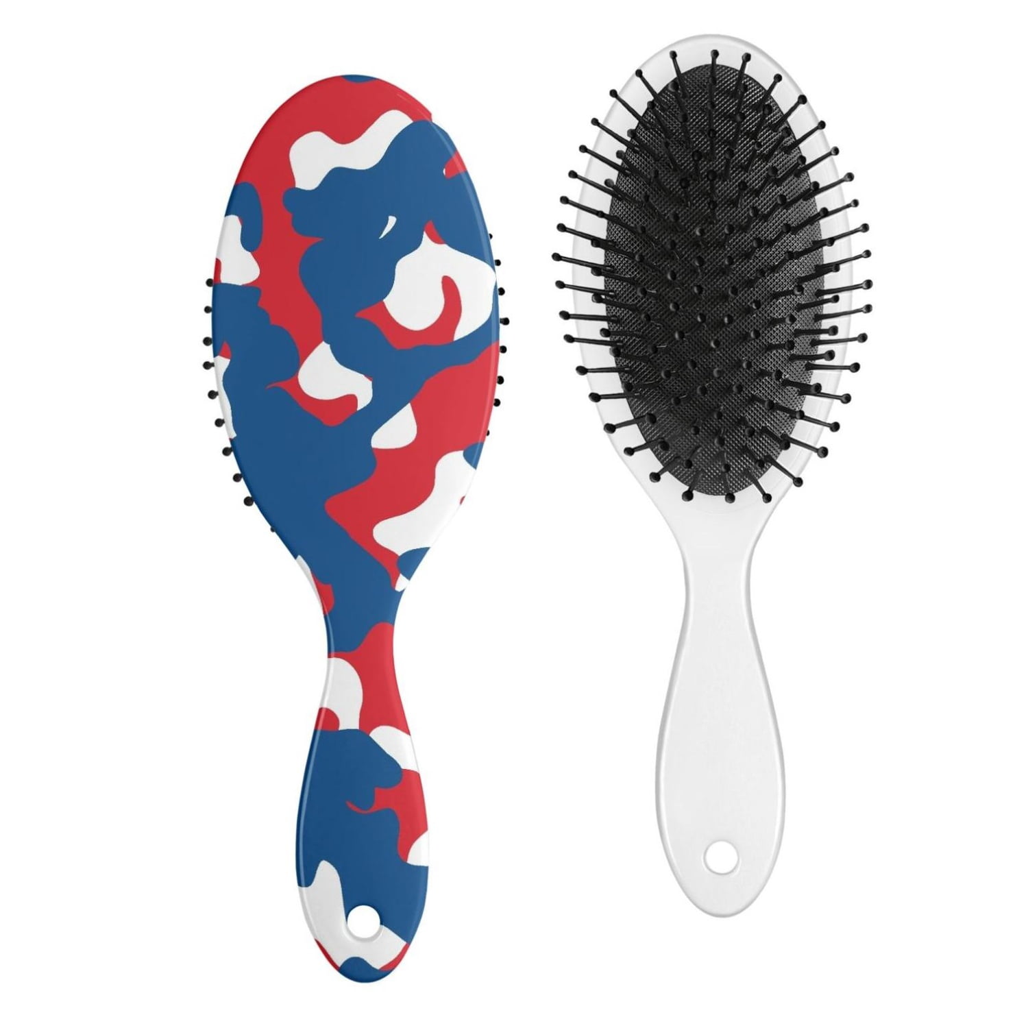 Camo Hair Brush, Military Camouflage Detangler Paddle Brush, Soft ...