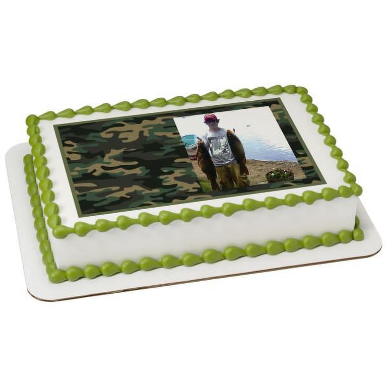 Camouflage Edible Cake Decorations | Shelly Lighting