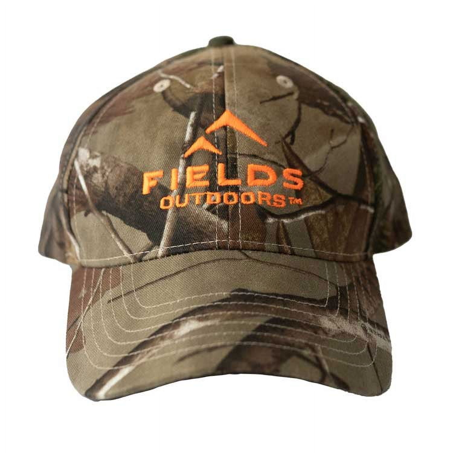 Camo Hunting Hat | Embroidered Logo Orange Stitch - Walmart.com