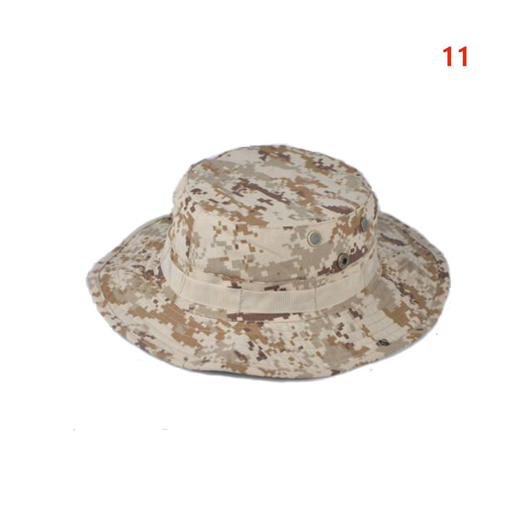 Camo Hunting Hiking Summer Cap Military Panama Army Bucket Hats ...