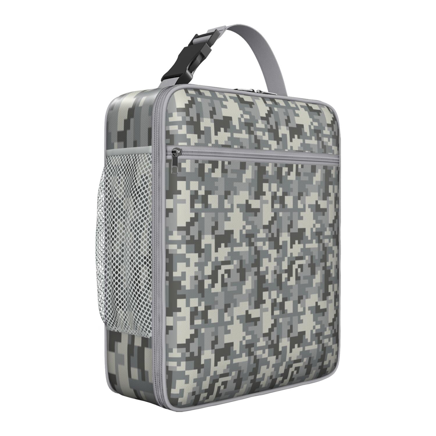Camo Insulated Lunch Bag – Tactical Army Woodland & Desert Camouflage ...