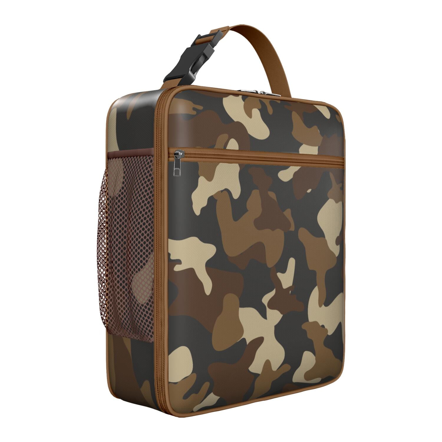 Camo Lunch Bag – Tactical Army Camouflage Pattern Military Woodland ...