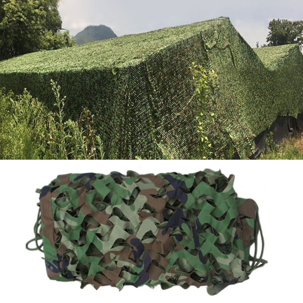 Camo Netting Nilitary Woodland Desert Leaves Camouflage Army Hunting