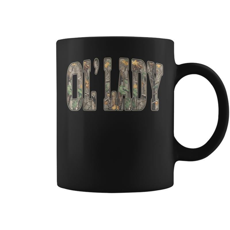 Camo Ol Lady Hunting Camouflage Ol Lady Coffee Mugs - Walmart.com