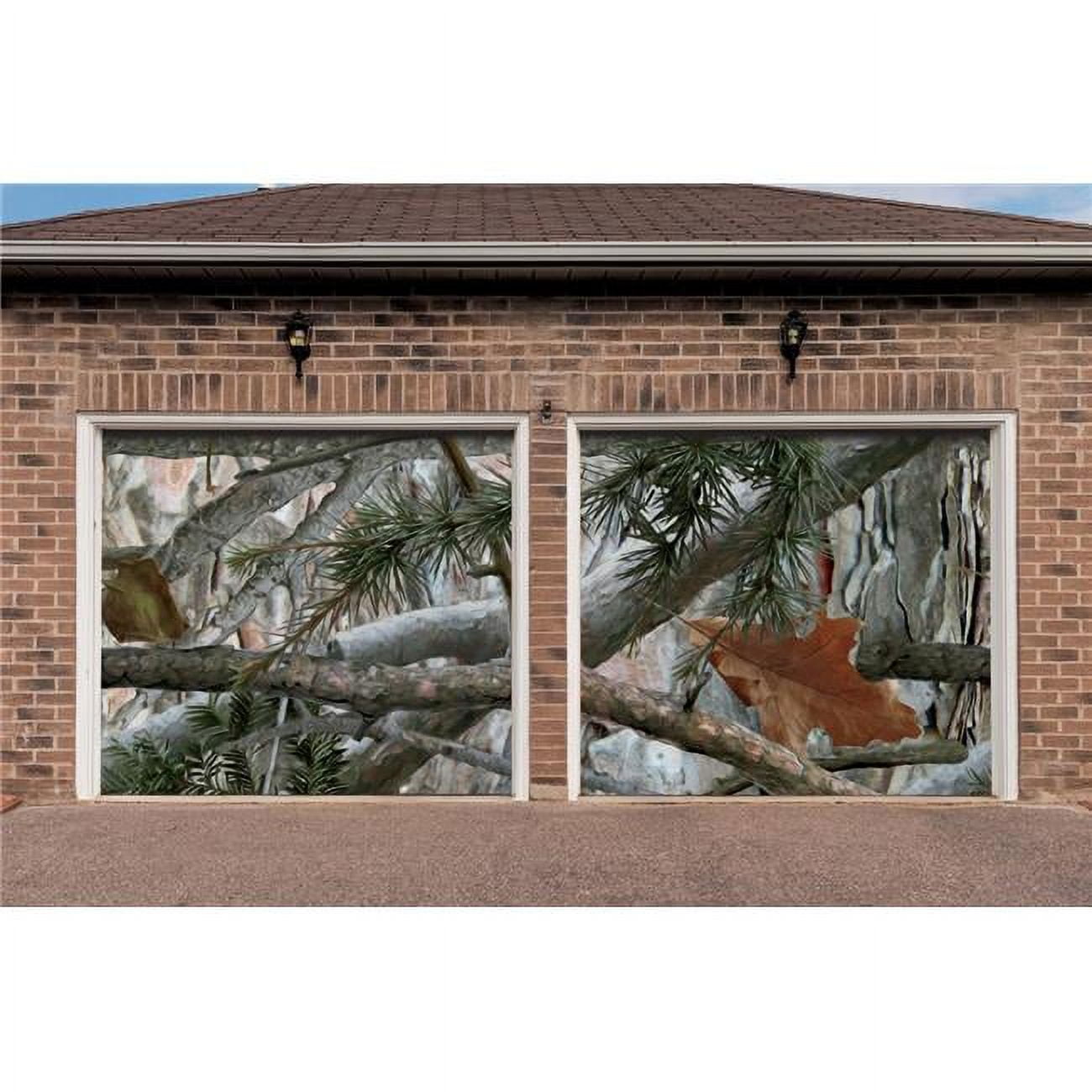 Camo One - Nature 7 ft. x 8 ft. Split Garage Door Decor Banner Mural ...