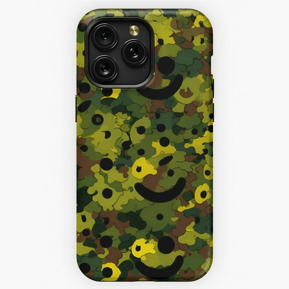 Camo Pattern Hex Color Zeta Rugged iPhone Case 17 16 15 14 13 12 11 Pro ...