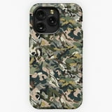Camo Print Camouflage Green Abstract Art iPhone Case 17 11 12 13 14 15 ...