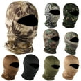 Camo Print Face Mask Bandana Balaclava Hood Headwear, Full Face Cover ...
