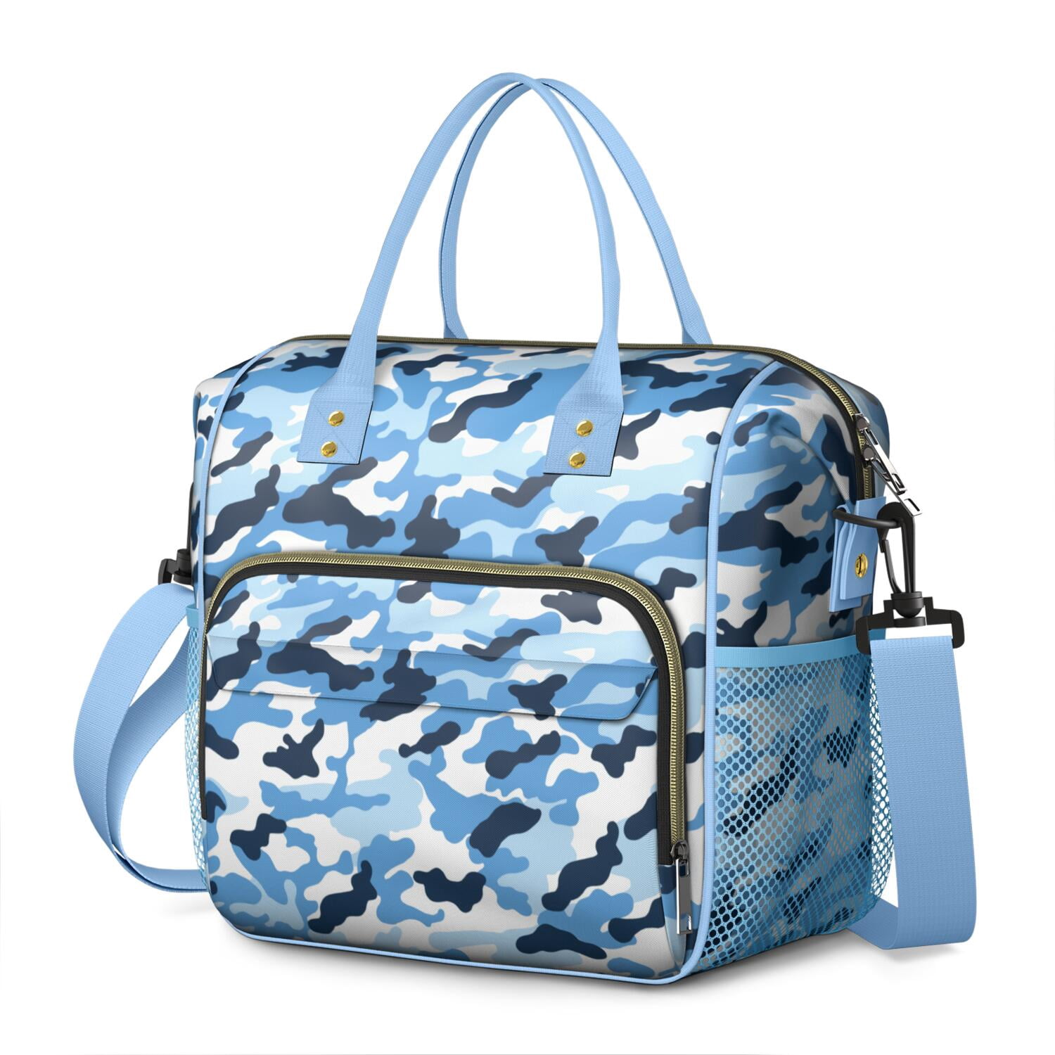Camo Print Insulated Lunch Bag – Tactical Army Style Reusable Cooler ...