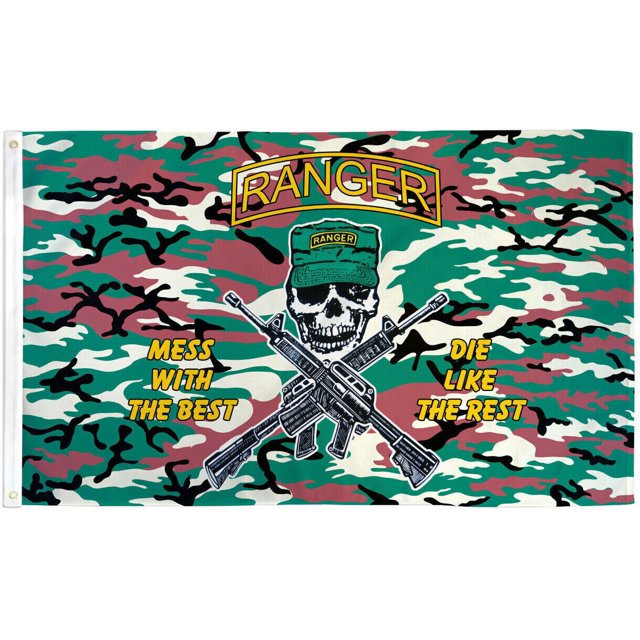 Camo Ranger Flag 3x5ft Military House Flag Army Ranger Flag Mess with ...