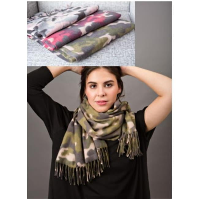 Camo Scarf, Assorted Color - 3 Piece - Walmart.com