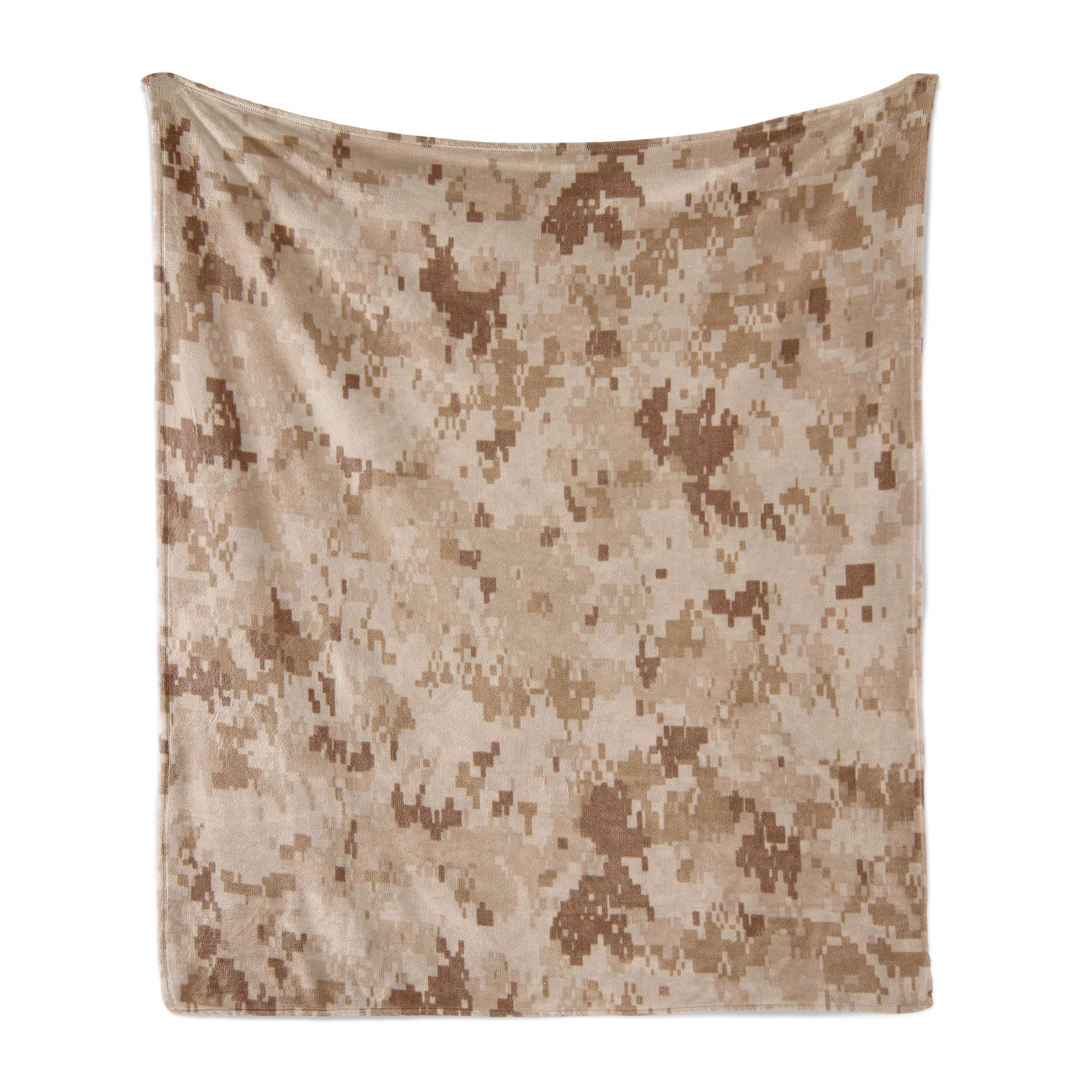 Camo Soft Flannel Fleece Throw Blanket, US Marine Desert Marpat Digital ...
