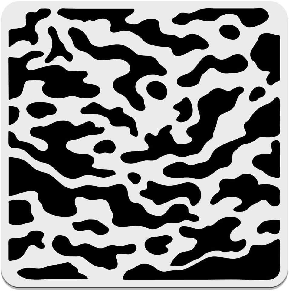 Camo Stencils Camouflage Pattern Stencils for Painting Reusable Painted ...