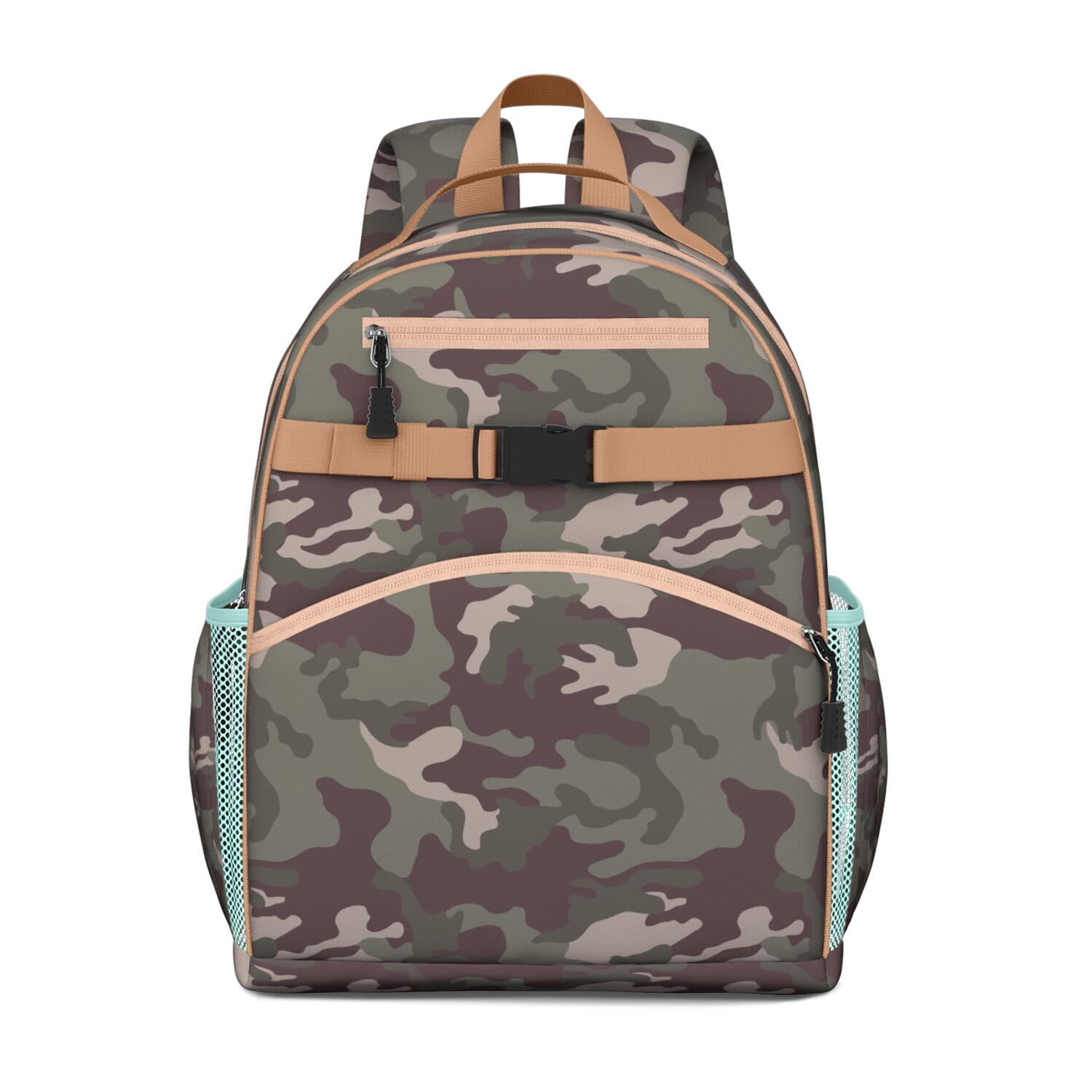 Camo Student Backpack Bookbag Tactical Army Camouflage Woodland Desert ...