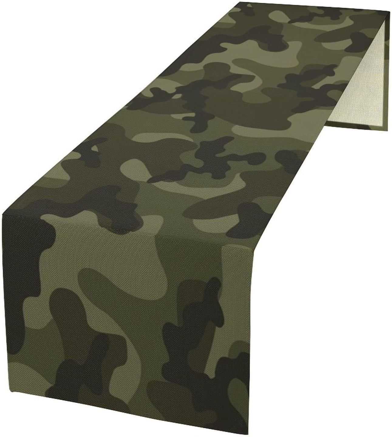 Camo Table Runner, Army Military Camouflage Coast Guard Air Force ...