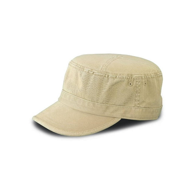 Camo Washed Army Cap- Khaki - Walmart.com