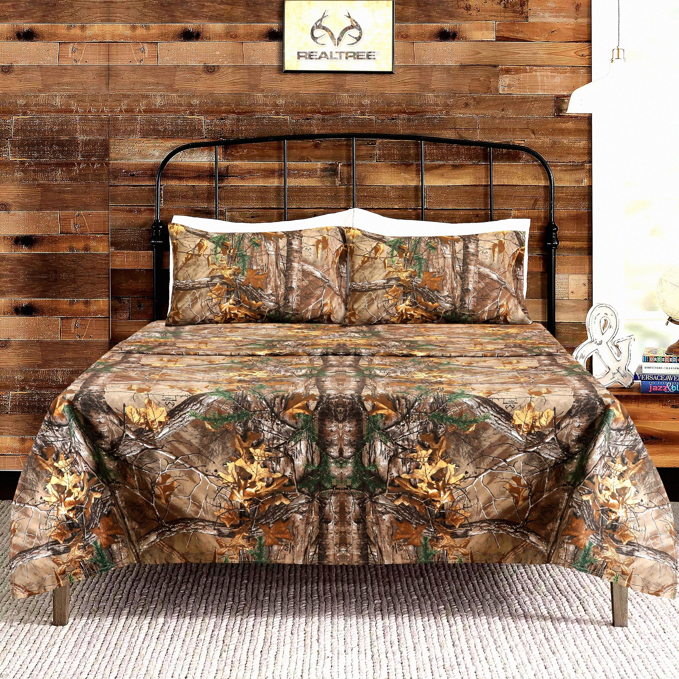 CamoComfort Percale Sheet Set - Realtree Xtra Camo Bedding, Super Soft ...