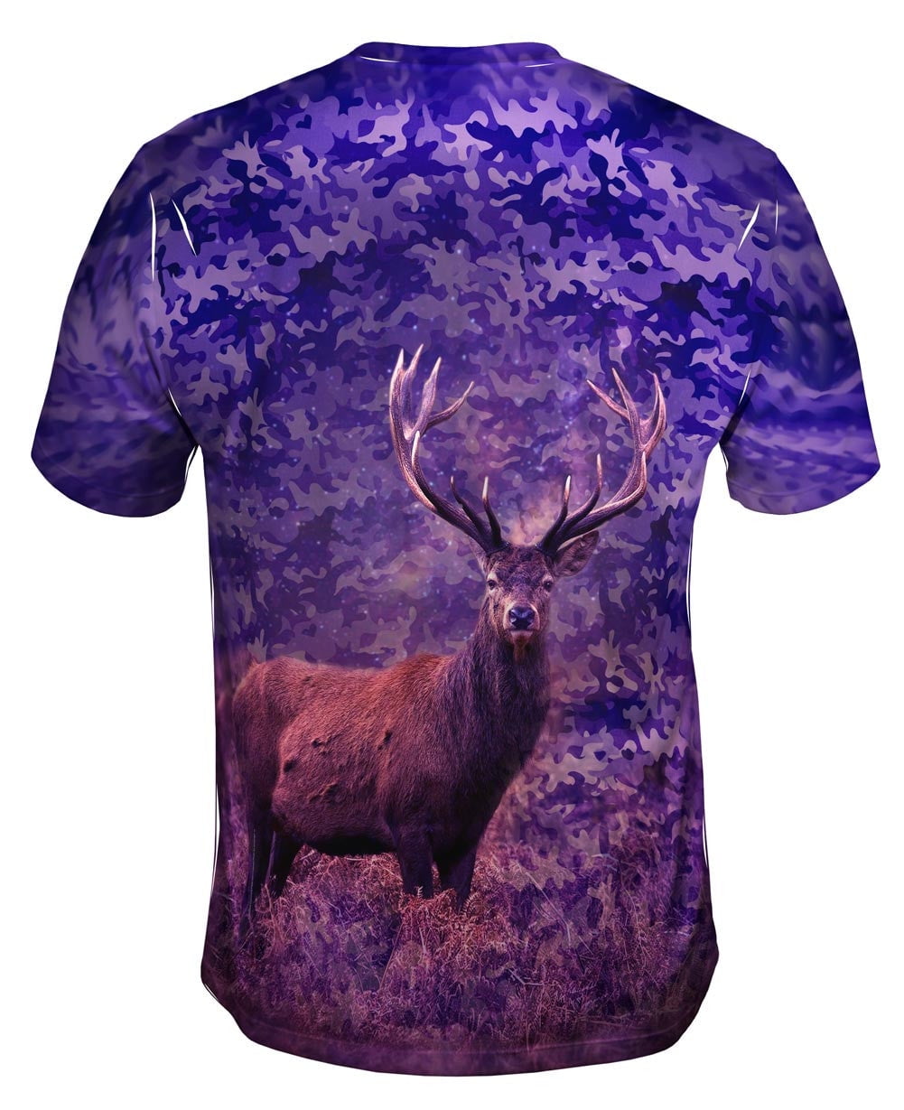 Camoflage Starlight Deer Mens T-Shirt All Over Print - Walmart.com