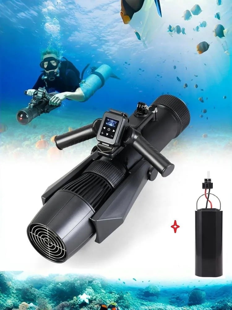CAMORO, Sea Scooter Underwater Propeller, 700W, Removable Battery ...