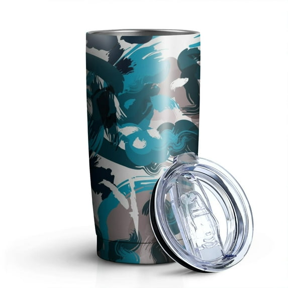Camouflage 20oz Coffee Tavel Tumblers, Stainless Steel Mobile Tumbler ...