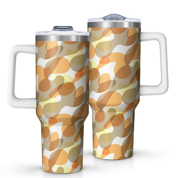 Camouflage 40oz Tumbler– Stainless Steel Insulated Tumbler with Handle ...