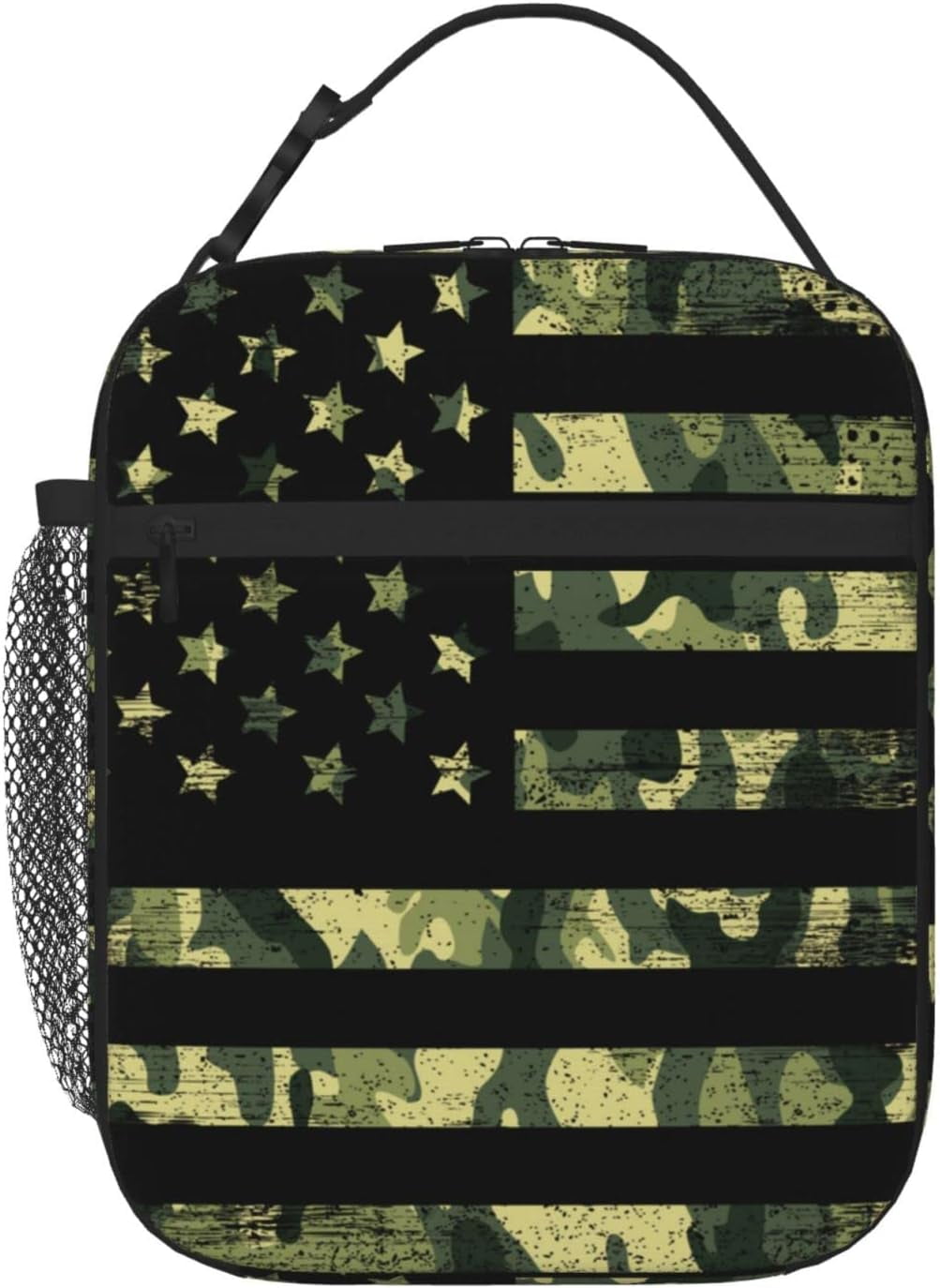 Camouflage American Flag Lunch Box Insulated Lunch Bag Box Women Men ...