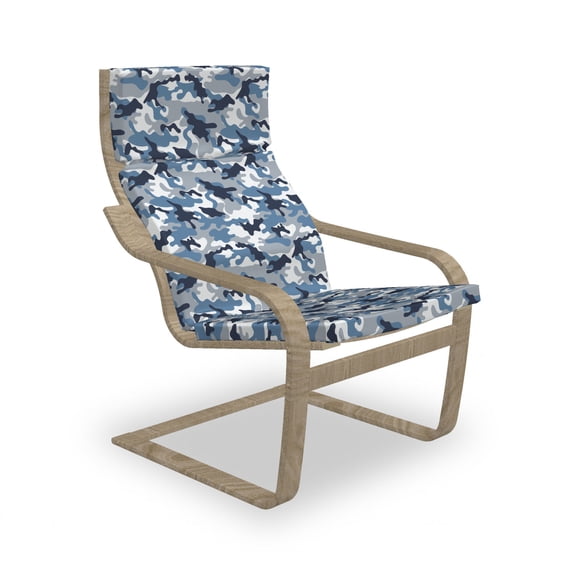 Camouflage Armchair Pad and Slipcover, Illustration Abstract Soft ...