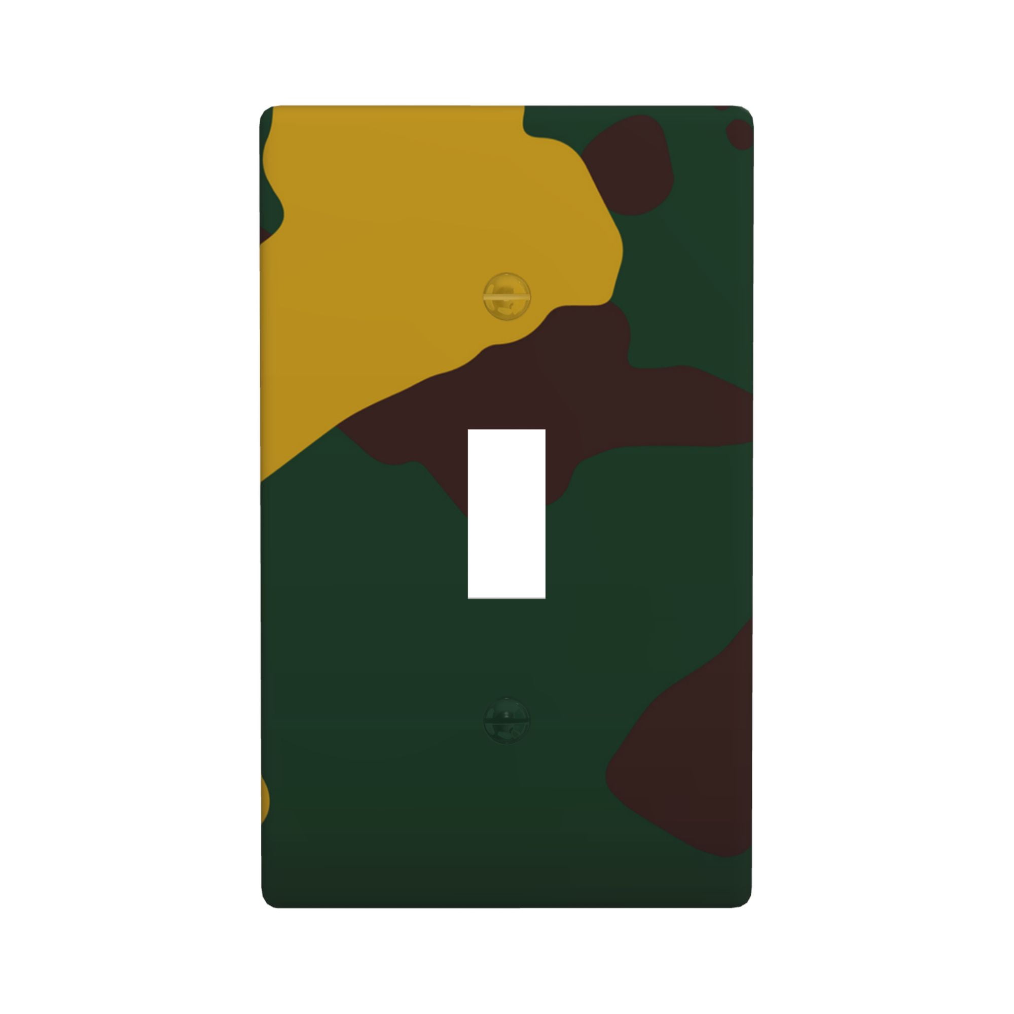 Camouflage Background Single Toggle Light Switch Plate Decorative Wall ...