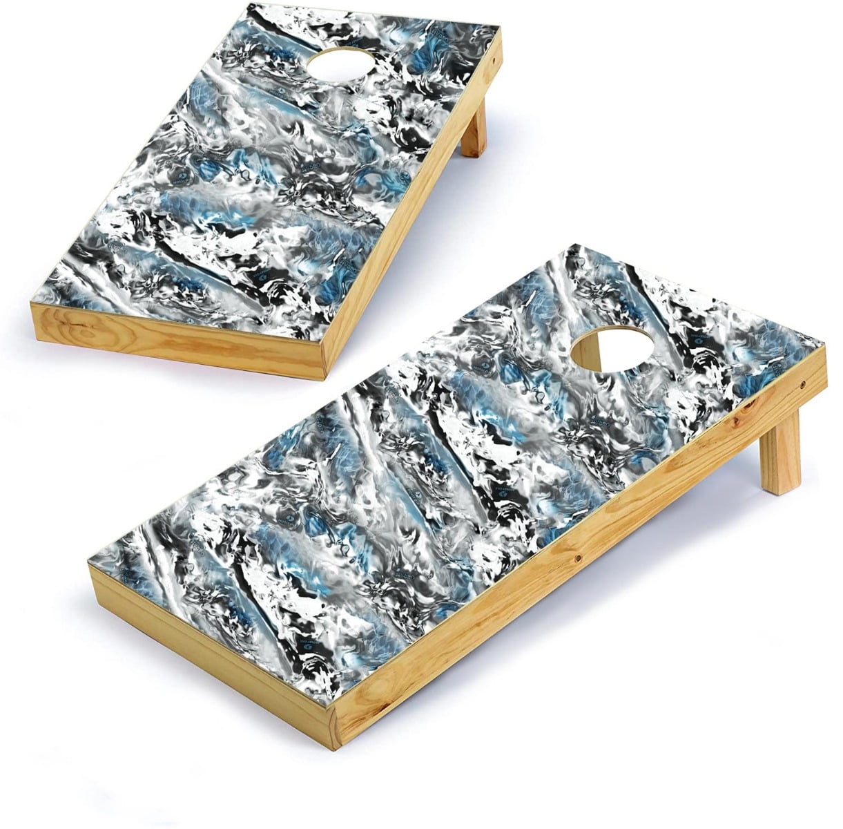 Camouflage Cornhole Board Vinyl Wrap Kit Hydro Glacier - Walmart.com
