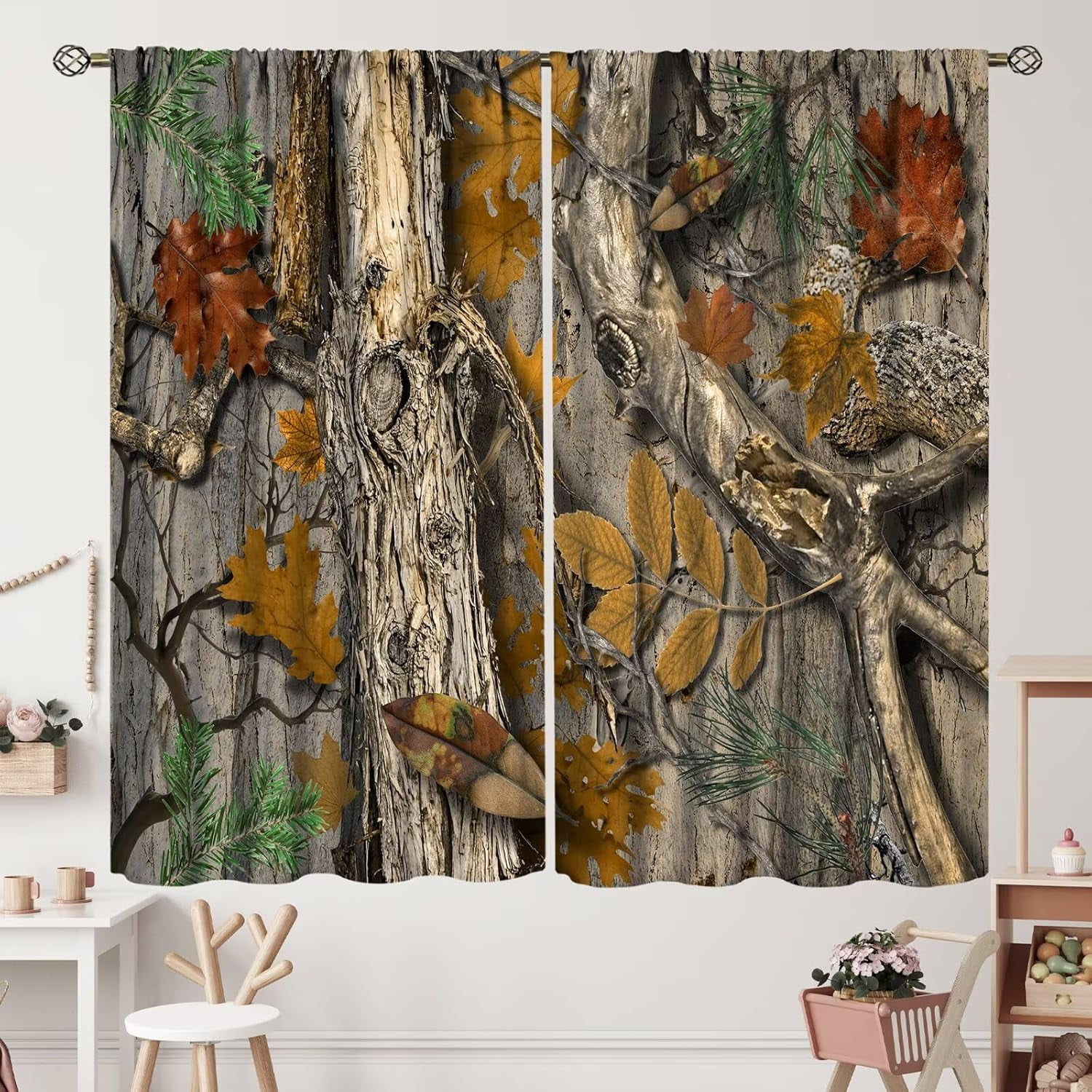 Camouflage Curtains Camo Camouflage Green Militarily Abstract Art ...