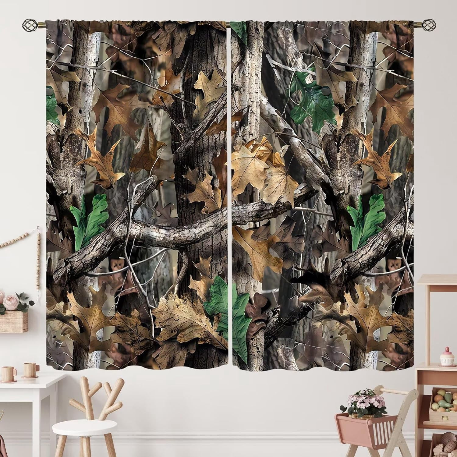 Camouflage Curtains Camo Camouflage Green Militarily Abstract Art ...