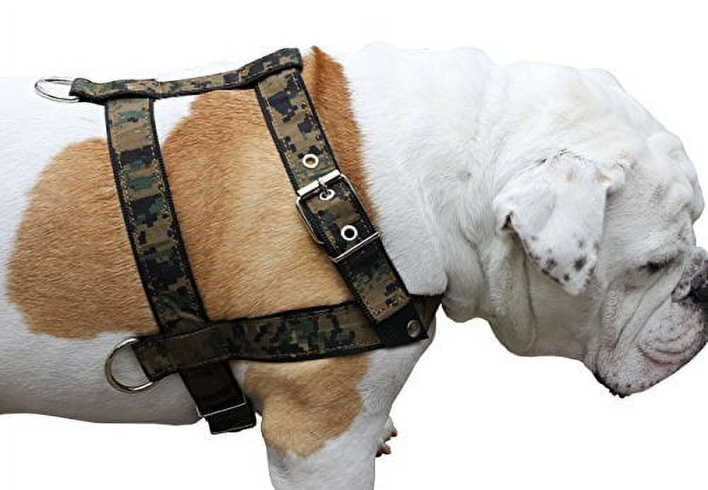 Camouflage Dog Training Walking Dog Harness 3 Sizes Nylon (Chest Girth ...