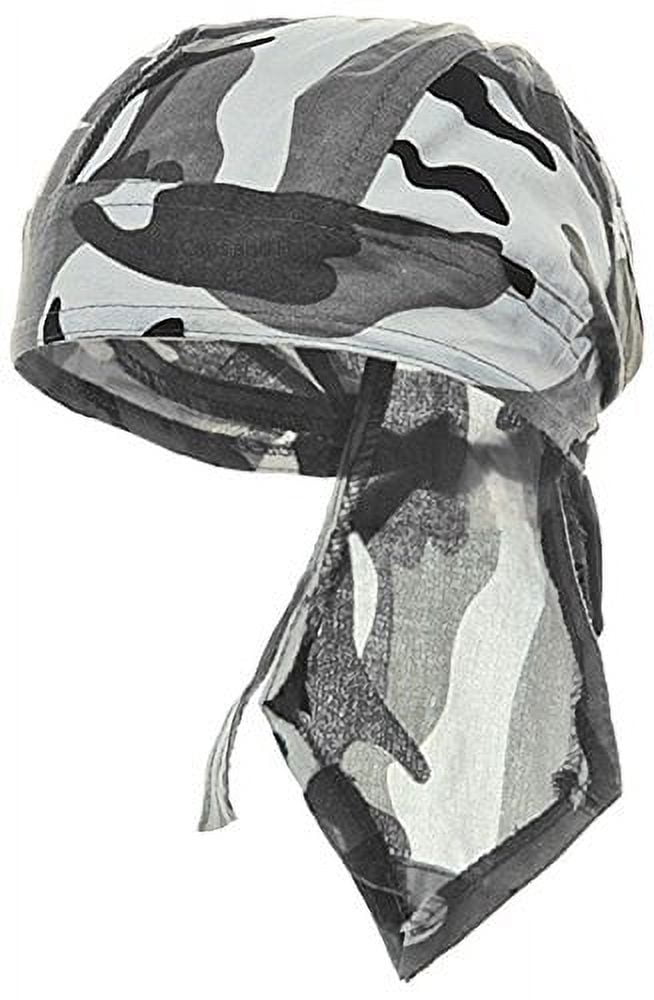 Camouflage Doo Rag Skull Cap Camo Bandana Hunting Hunters Head Wrap ...
