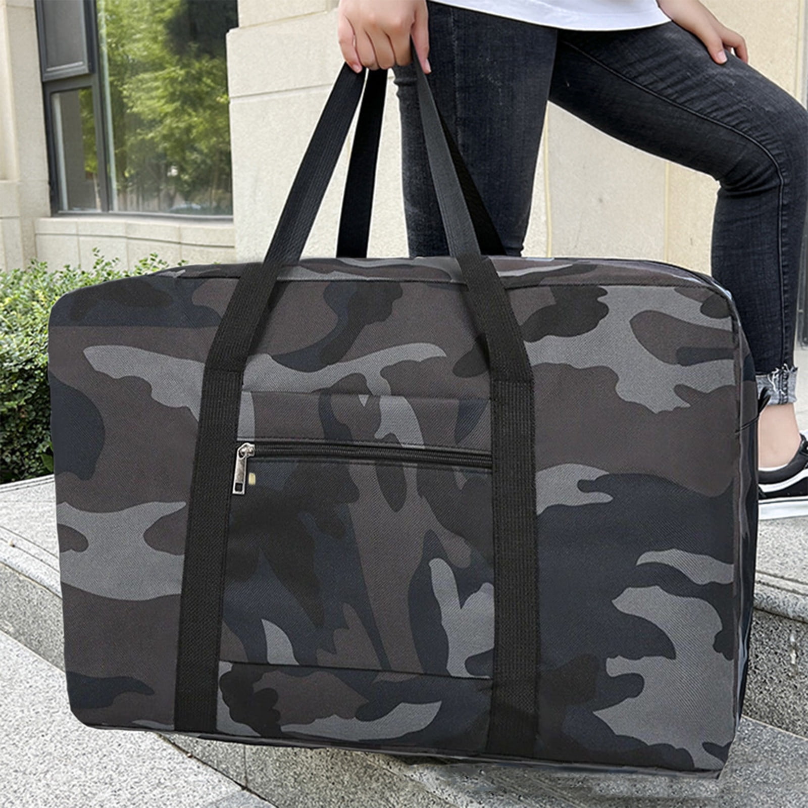 Camouflage Duffel Bag, Extra Large Travel Tote, Folding Storage ...