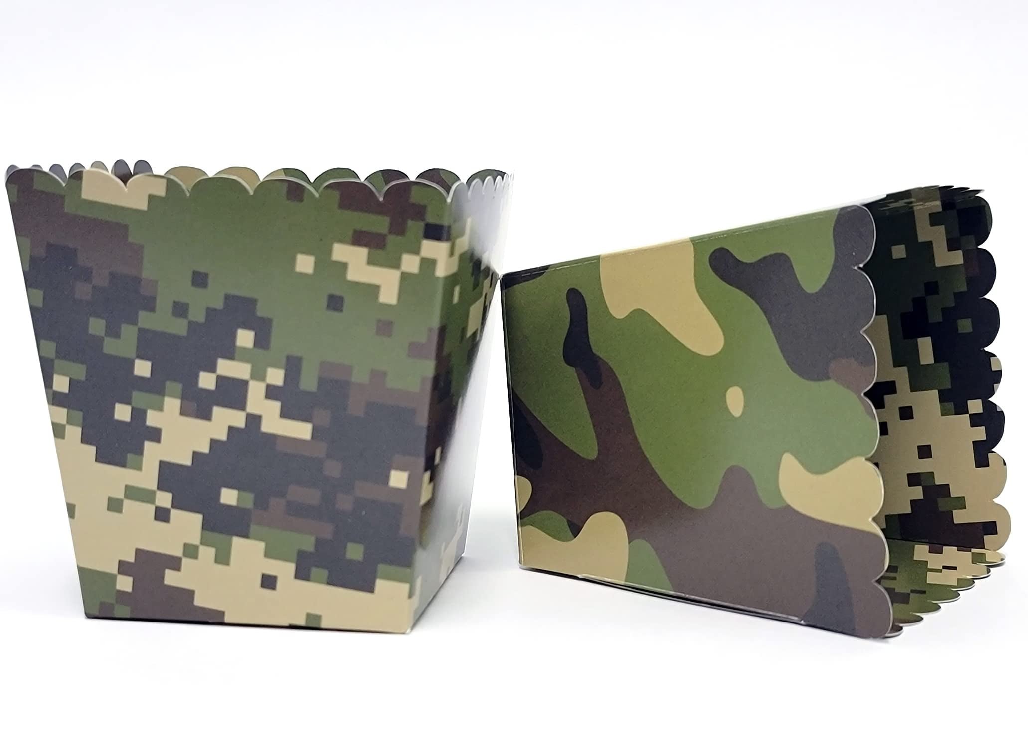 Camouflage Favor Snack Boxes OIF8 for Gender Reveals, Baby supplies ...
