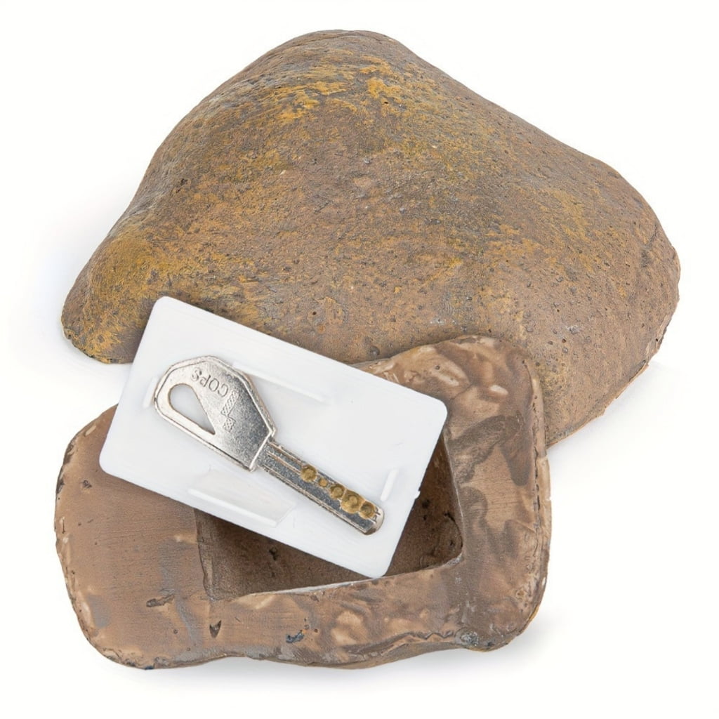 Camouflage Key Hider Outdoor Rock Design Weather Resistant Resin Hide ...