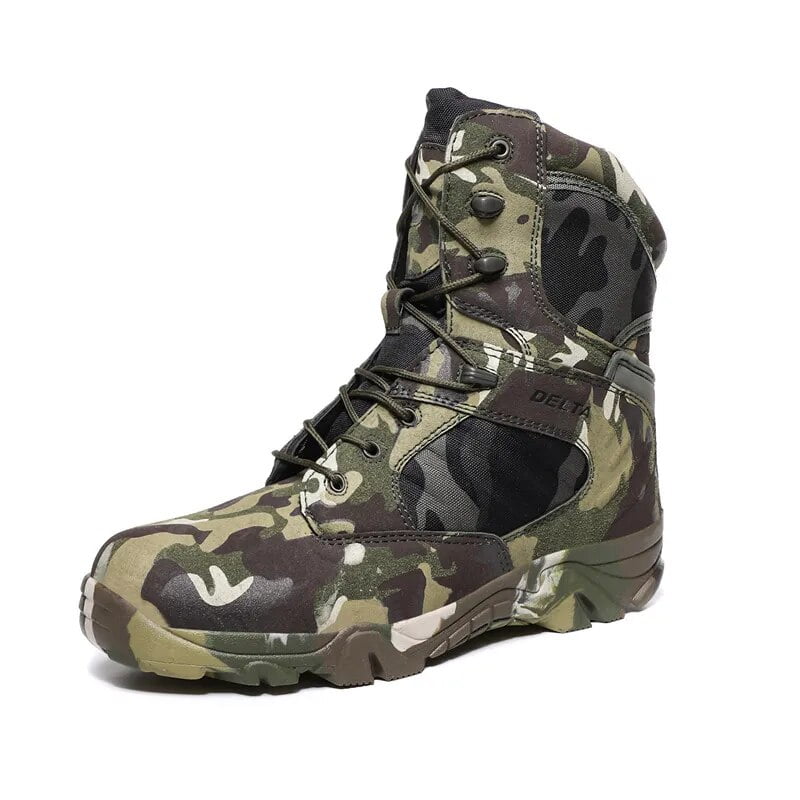 Camouflage Men Boots Work Safty Shoes Men Desert Tactical Military ...