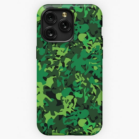 Camouflage Military Pattern iPhone Case 17 11 12 13 14 15 16 Pro Max ...